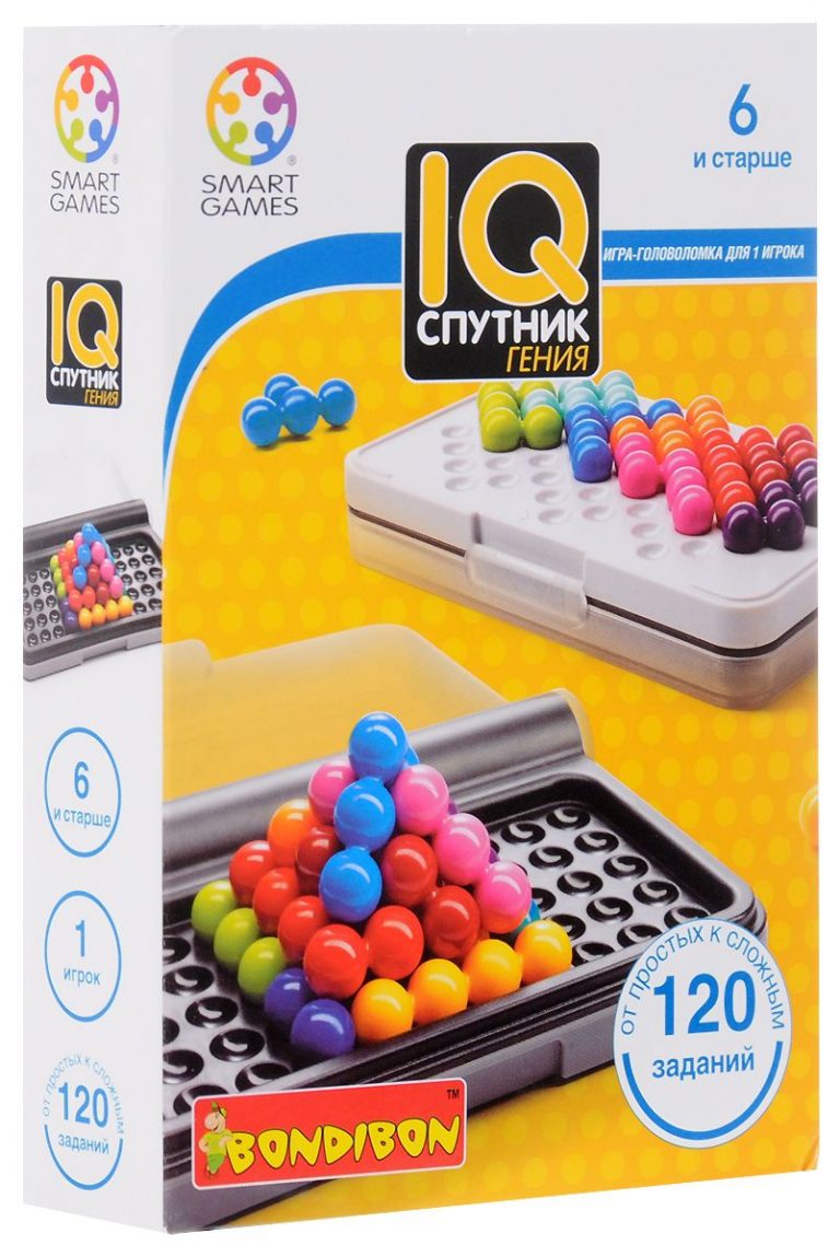 Логическая игра BONDIBON IQ-Спутник гения BB1890 – Интернет-магазин Юные таланты