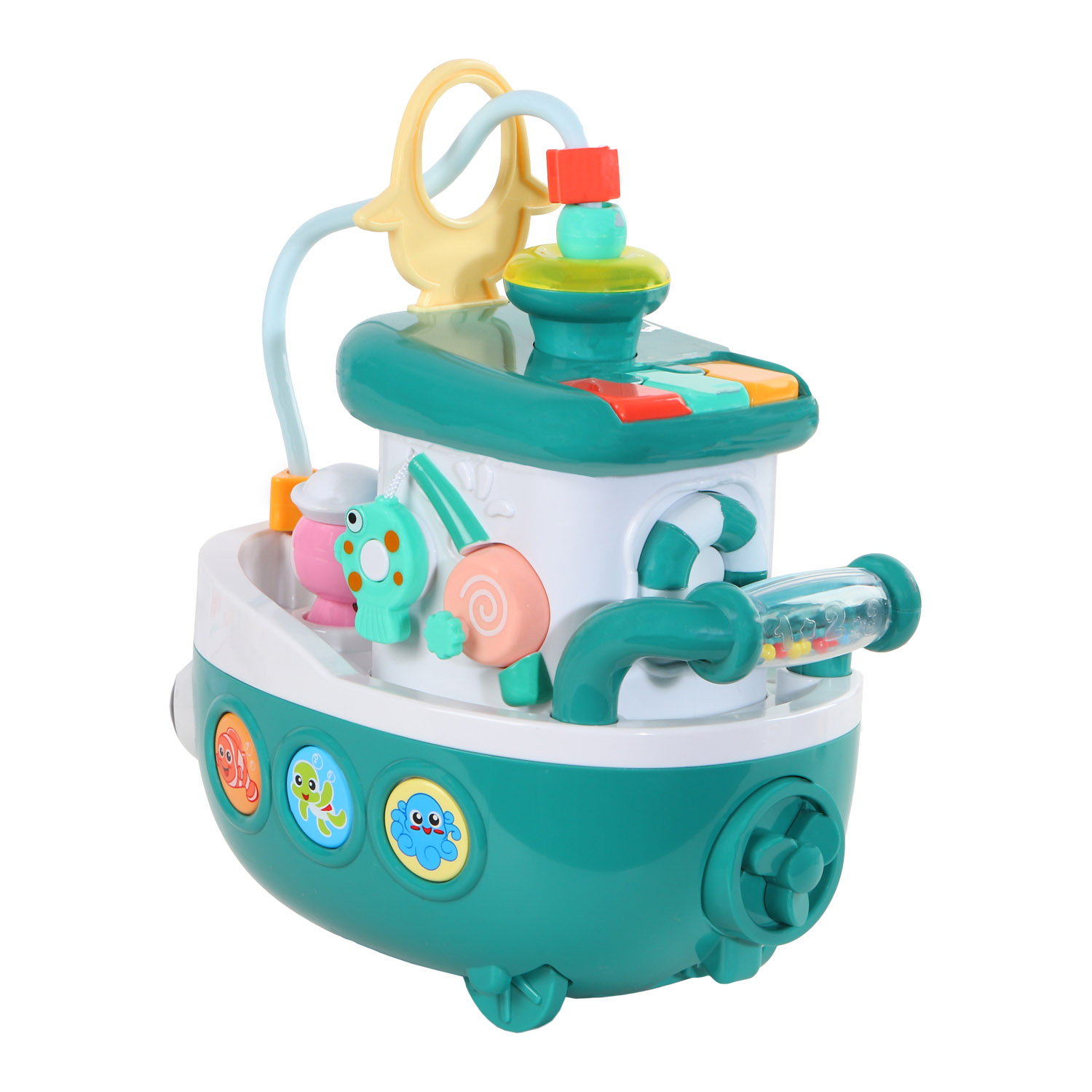 Развивающая игрушка Smart baby Кораблик цвет зеленый JB0333411 ...